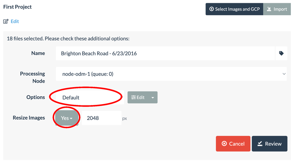 Creating A Task Webodm Lightning
